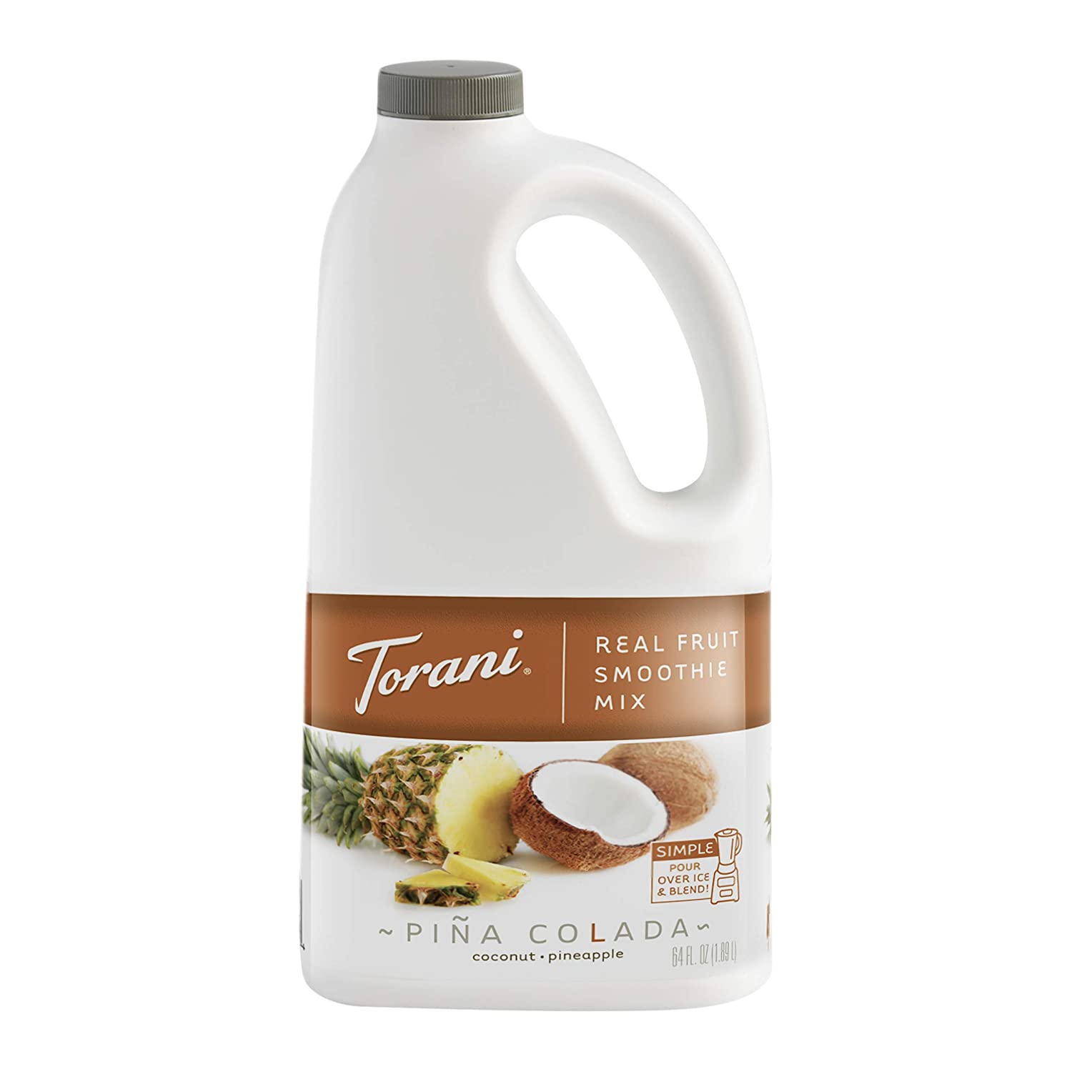 Torani Real Fruit Smoothie Mixes, Pina Colada, 64 Ounce – Pete's ...